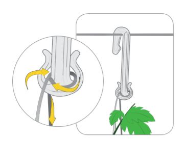 Carlig de palisare Mini Hook, Paskal Group pentru prabusirea tomatelor